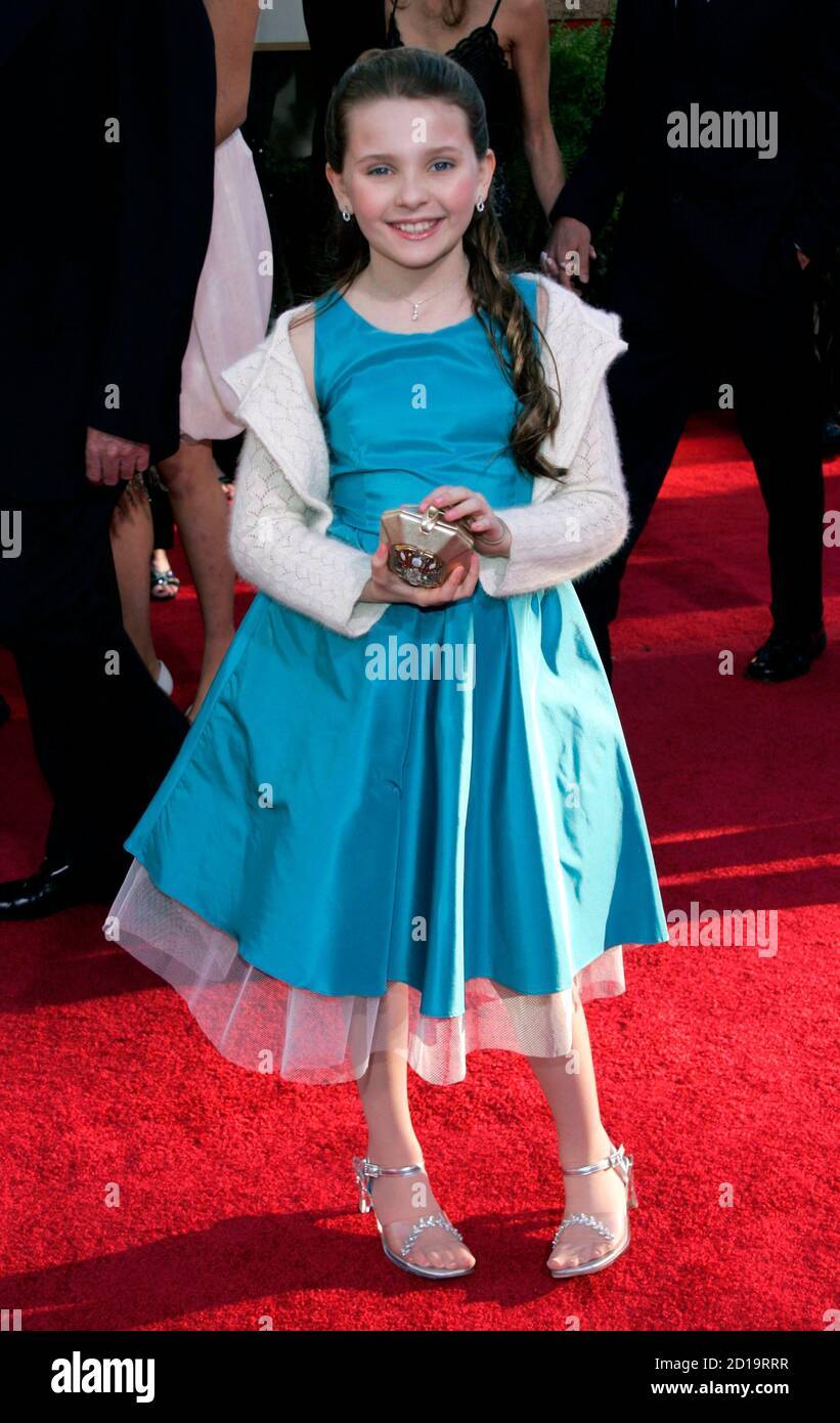Abigail breslin 2007 golden globes hi-res stock photography and images ...