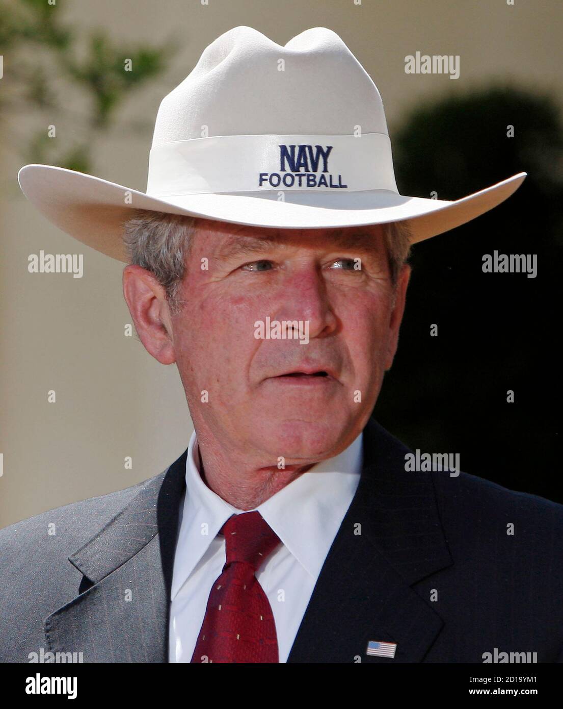 U S President George Bush Wears High Resolution Stock Photography and ...