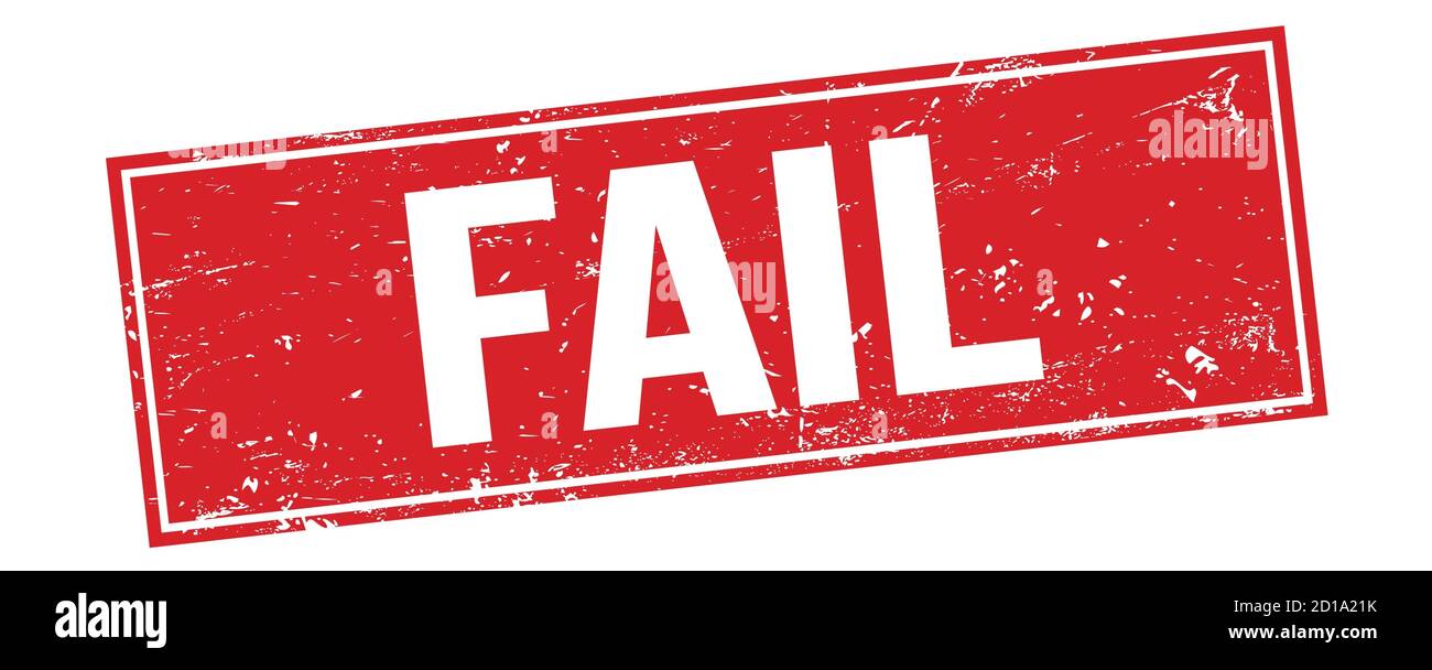 Fail red stamp on hi-res stock photography and images - Alamy