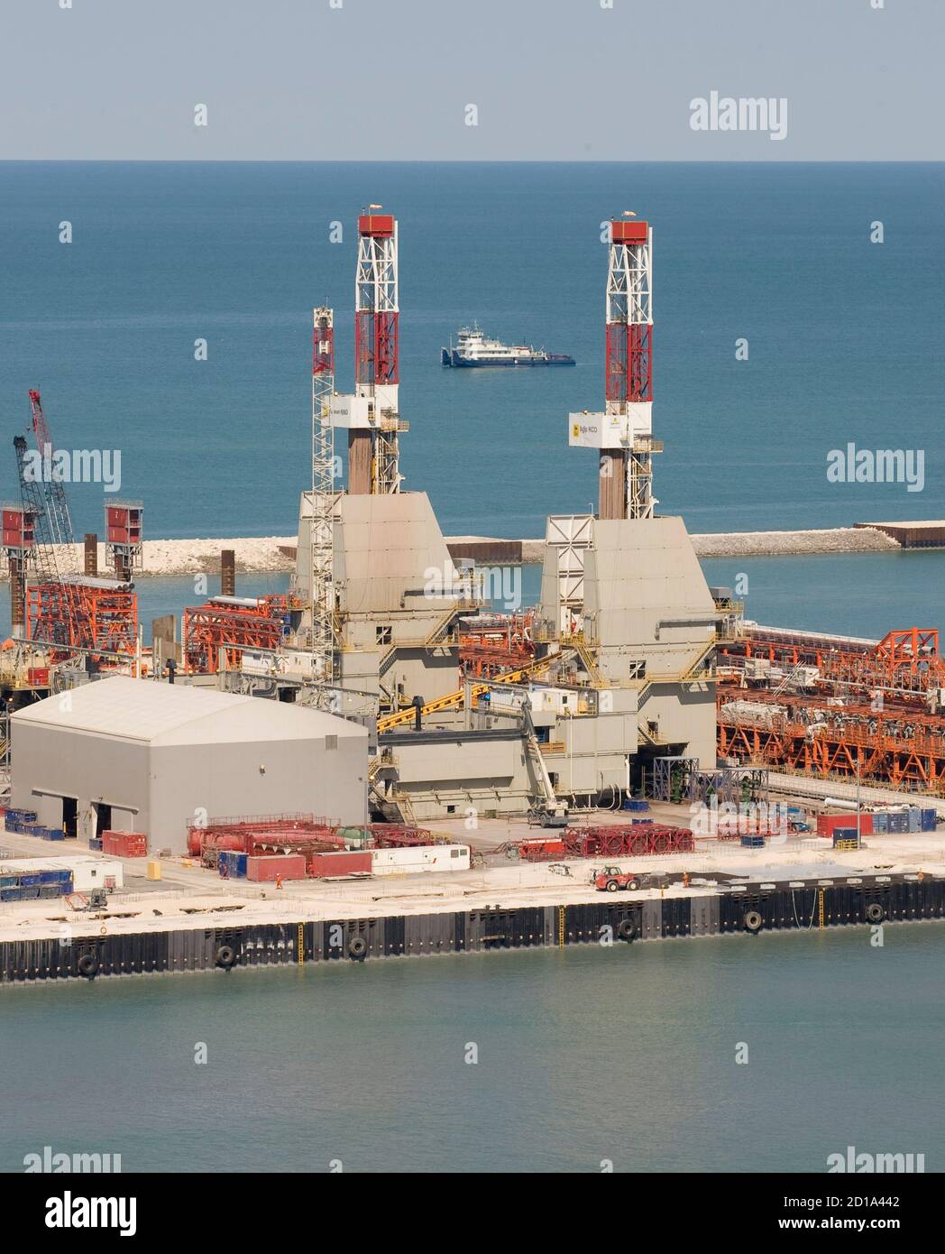 Kashagan offshore oil field hi-res stock photography and images - Alamy
