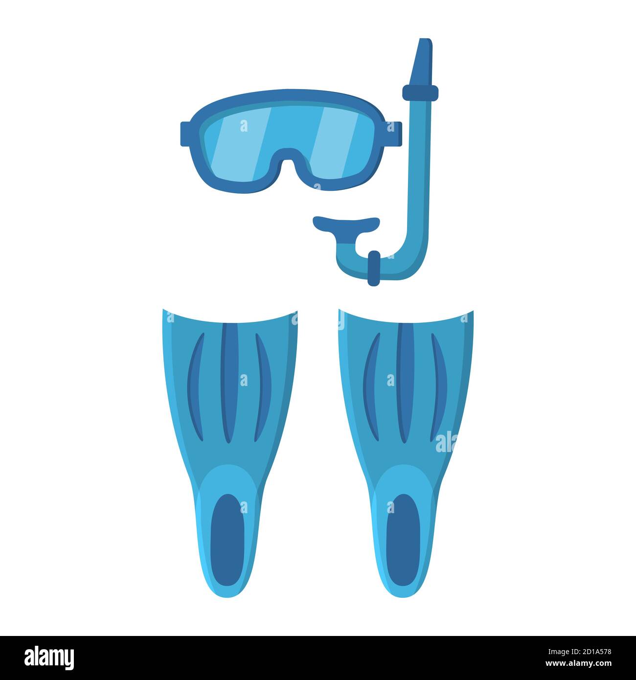 Scuba flippers icon Stock Vector Images - Alamy