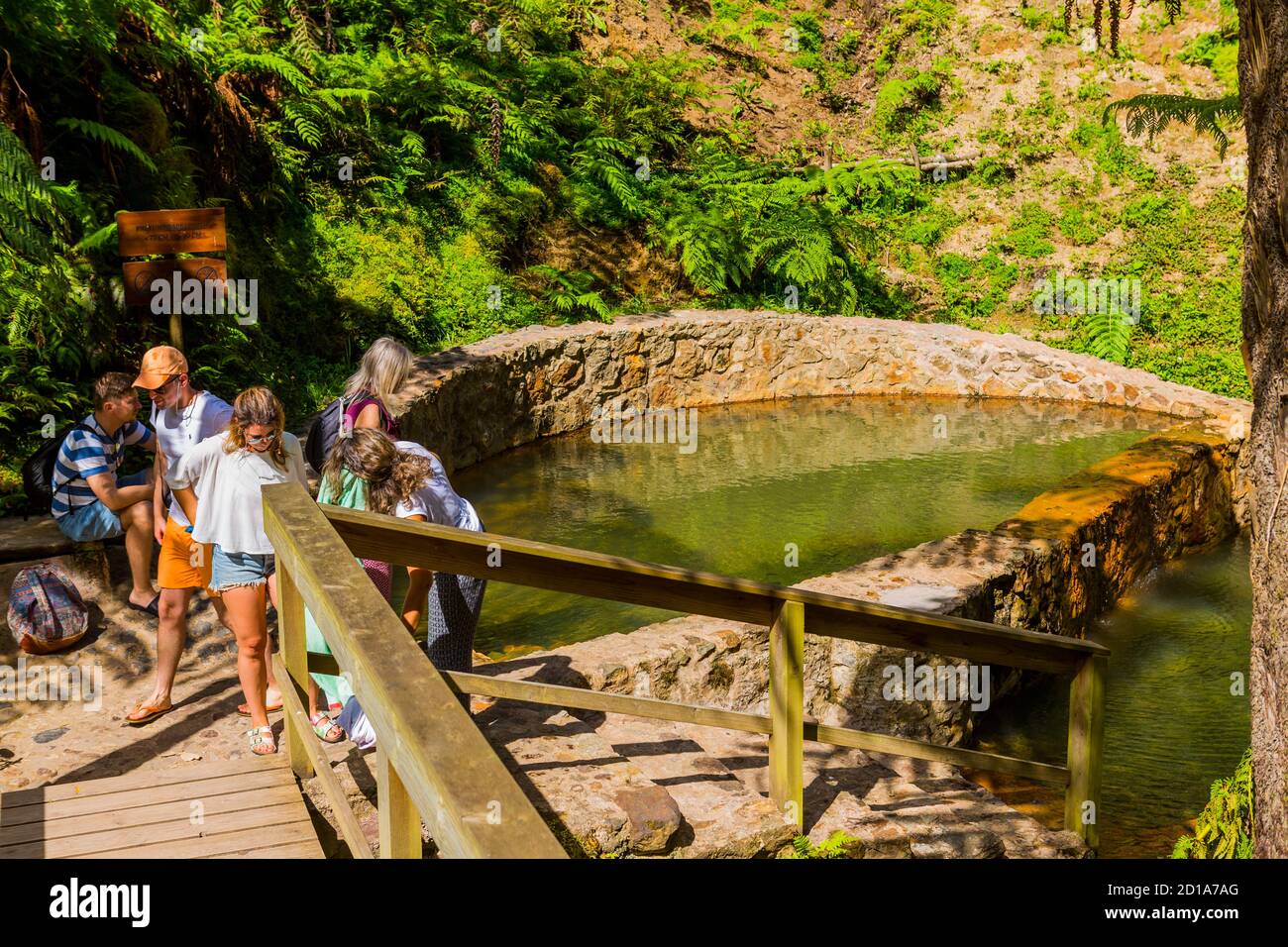 Caldeira velha hot springs hi-res stock photography and images - Alamy