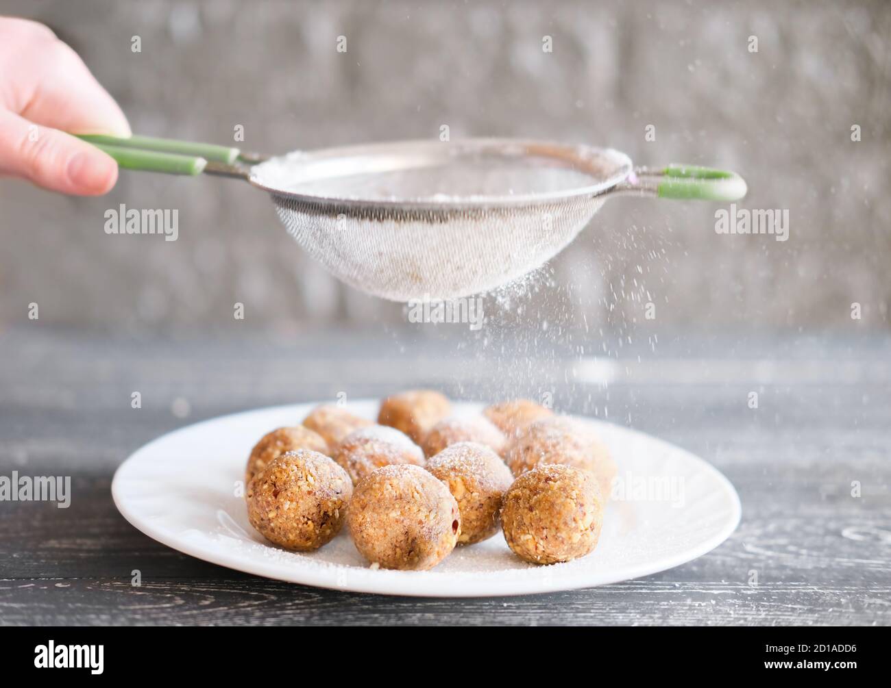 step by step visual instruction how to make energy balls. step 4 ...