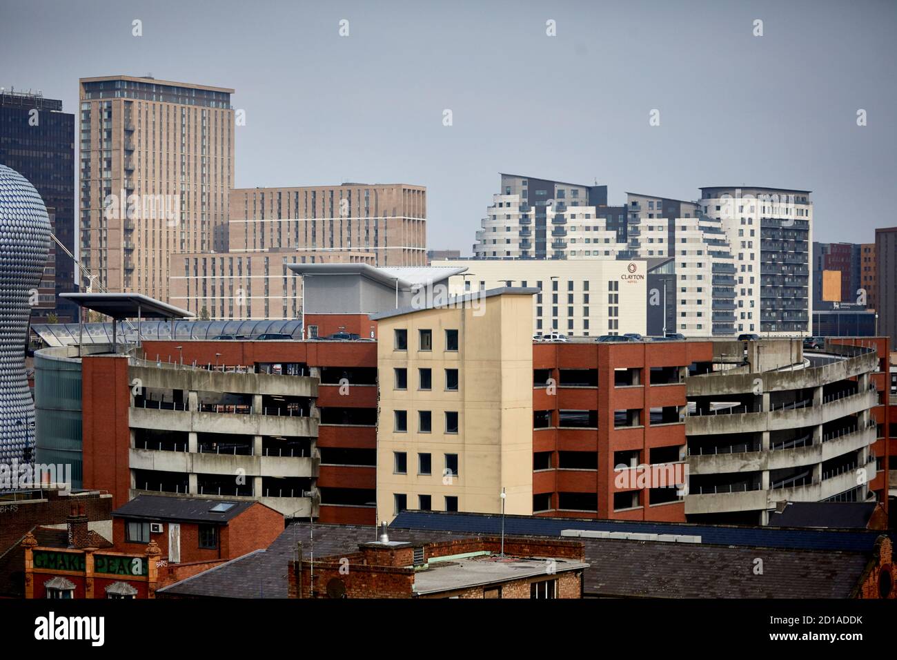 Bullring Shopping Centre and the city skyline Stock Photo - Alamy