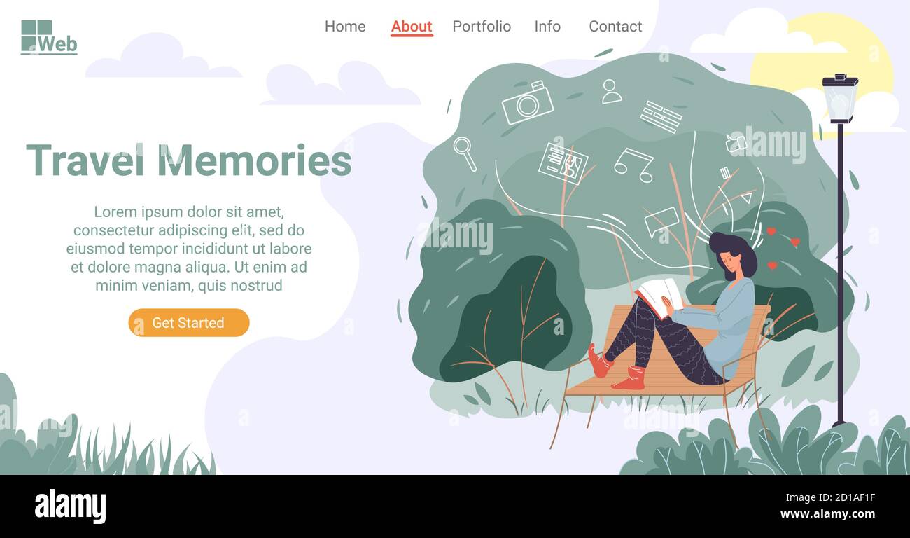 Photo travel book Stock Vector Images - Alamy