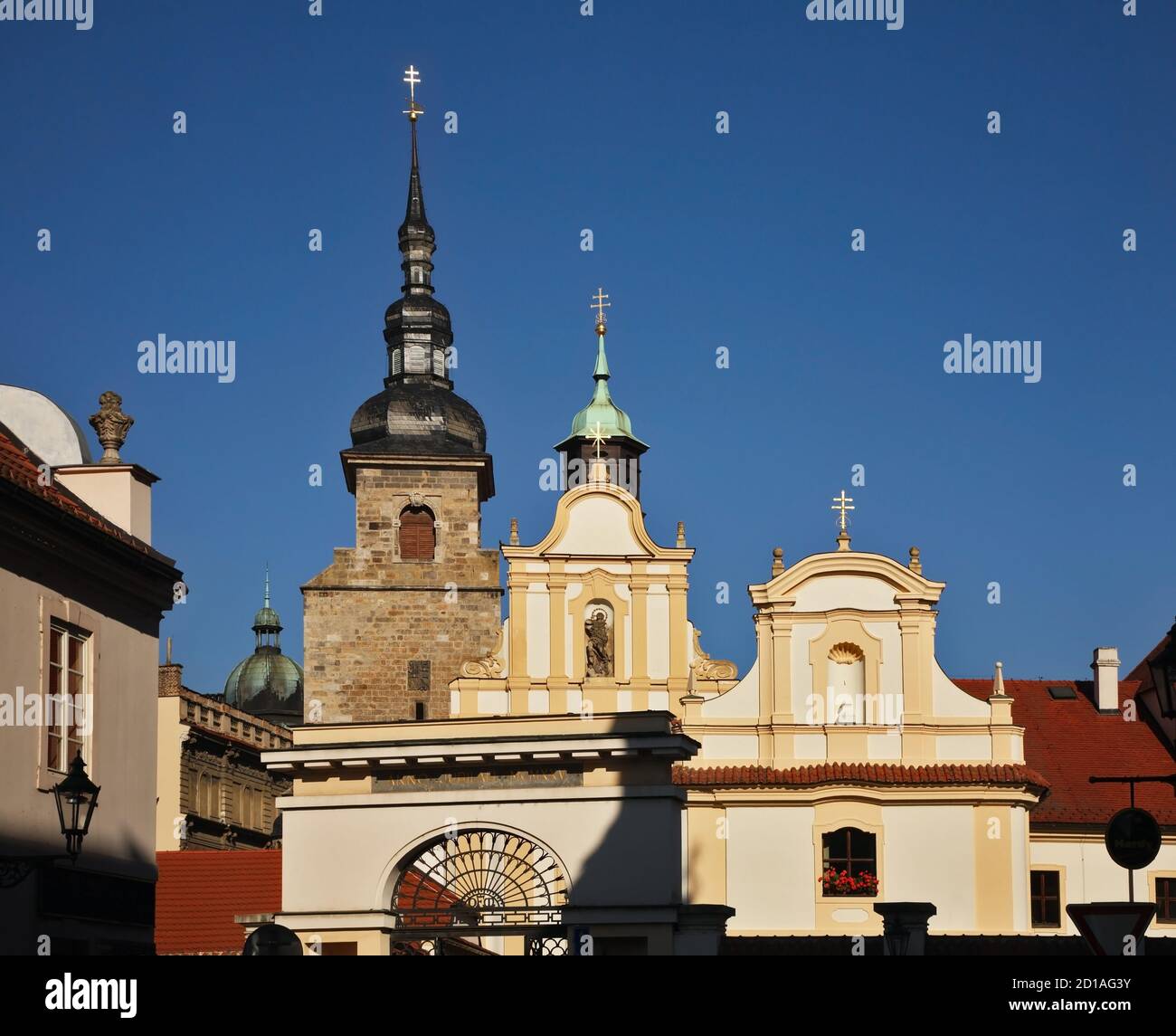 Church of Assumption of Virgin Mary in Plzen. Czech Republic Stock ...
