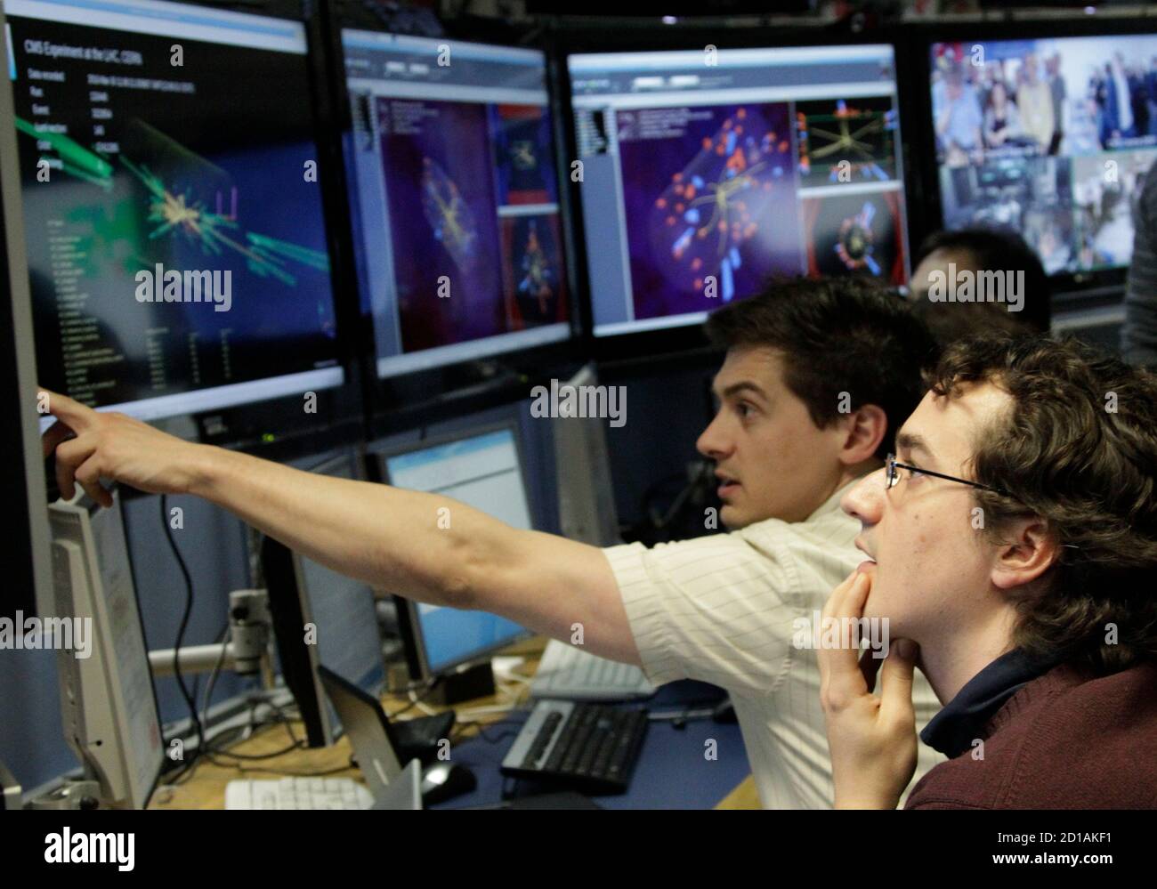 Cern control room hi-res stock photography and images - Alamy