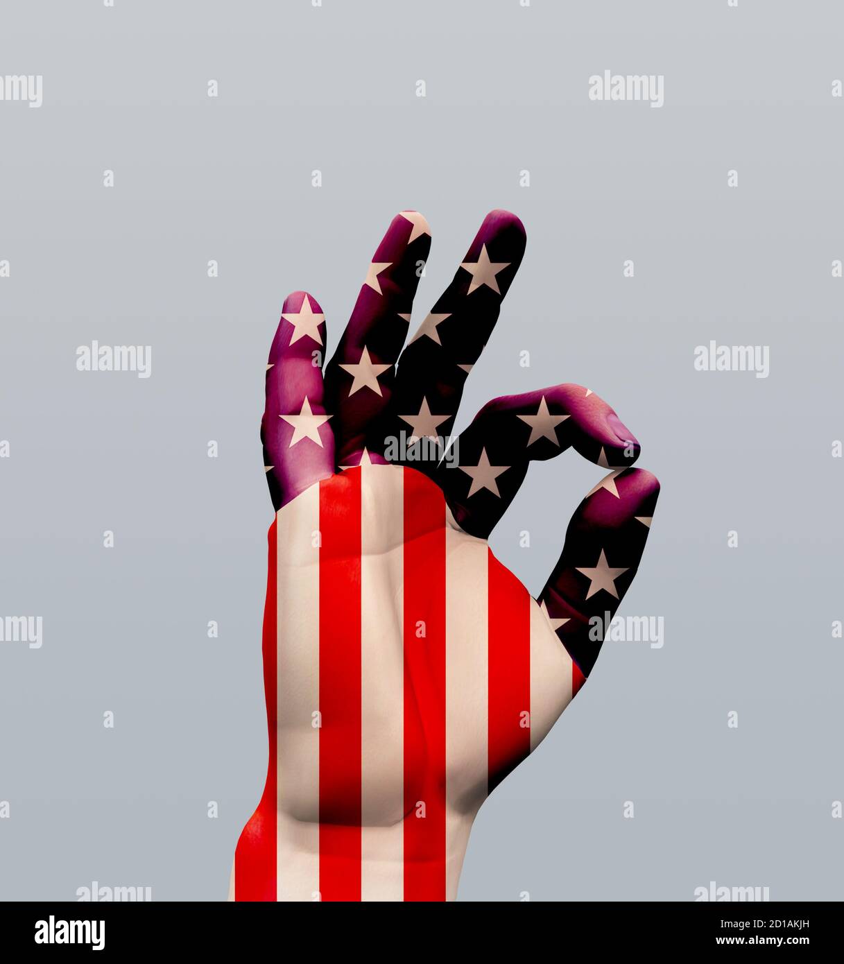 USA OK Sign Stock Photo - Alamy