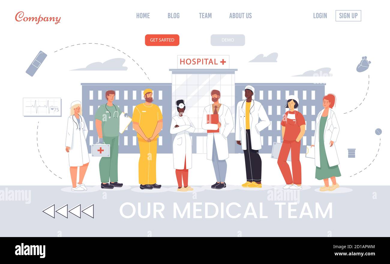 Diverse medical staff Stock Vector Images - Alamy