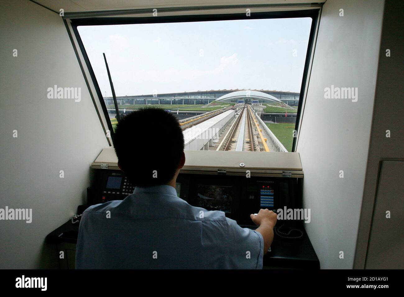 China subway driver hi-res stock photography and images - Alamy