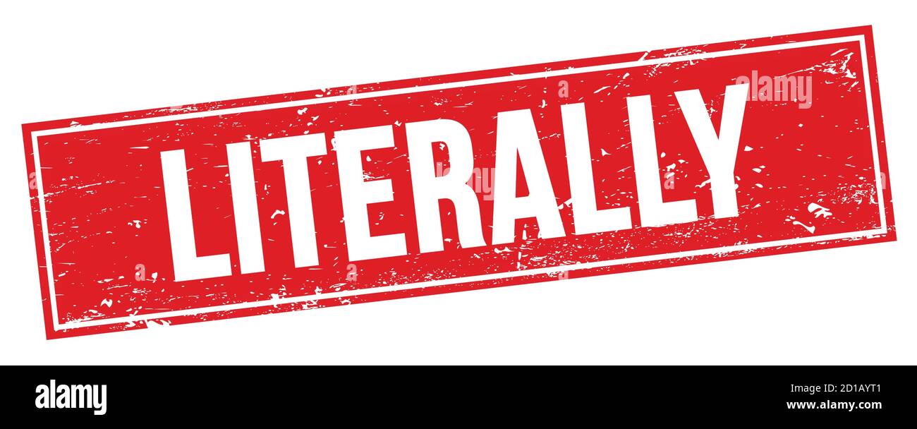 Literally stamp hi-res stock photography and images - Alamy