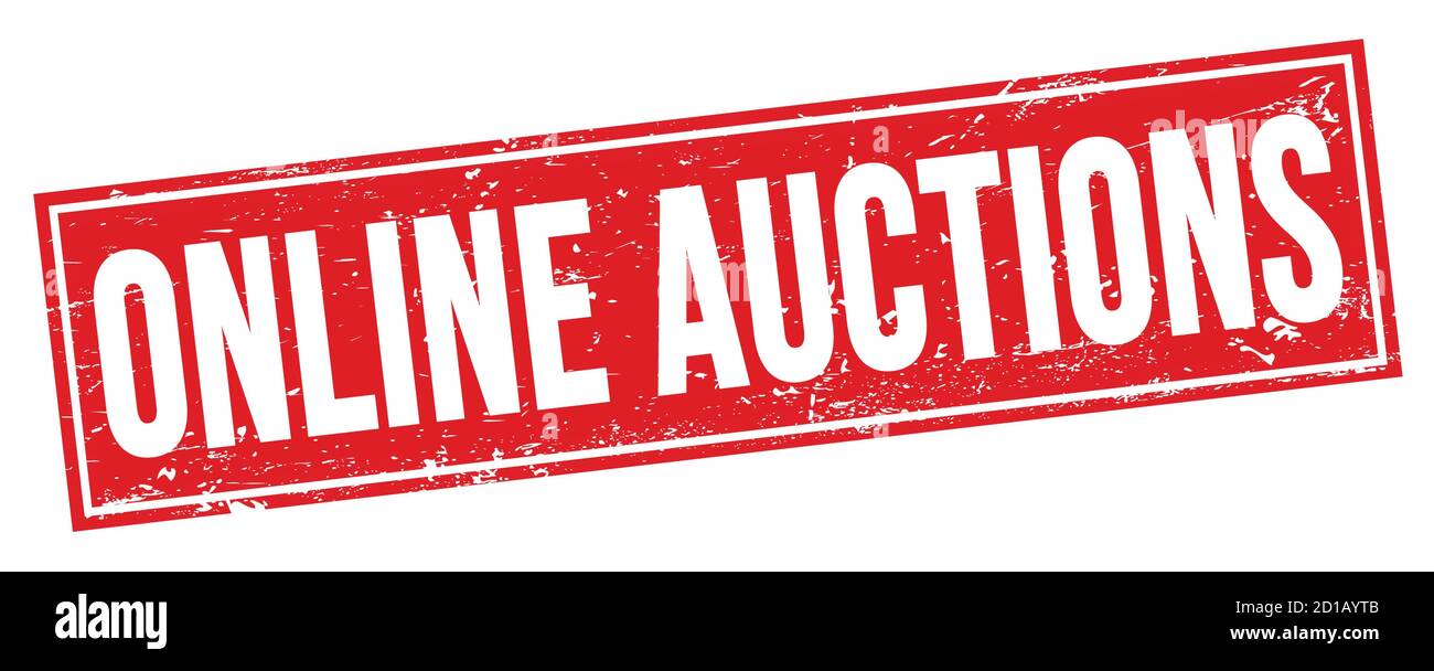 Online auctions stamp hi-res stock photography and images - Alamy