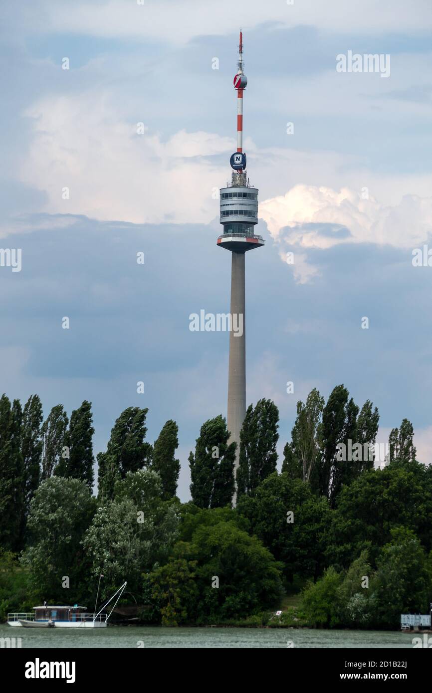 Danube tower, wien hi-res stock photography and images - Alamy