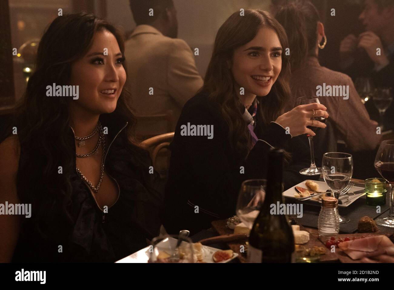 "Emily In Paris" (L To R) Ashley Park As Mindy And Lily Collins As ...