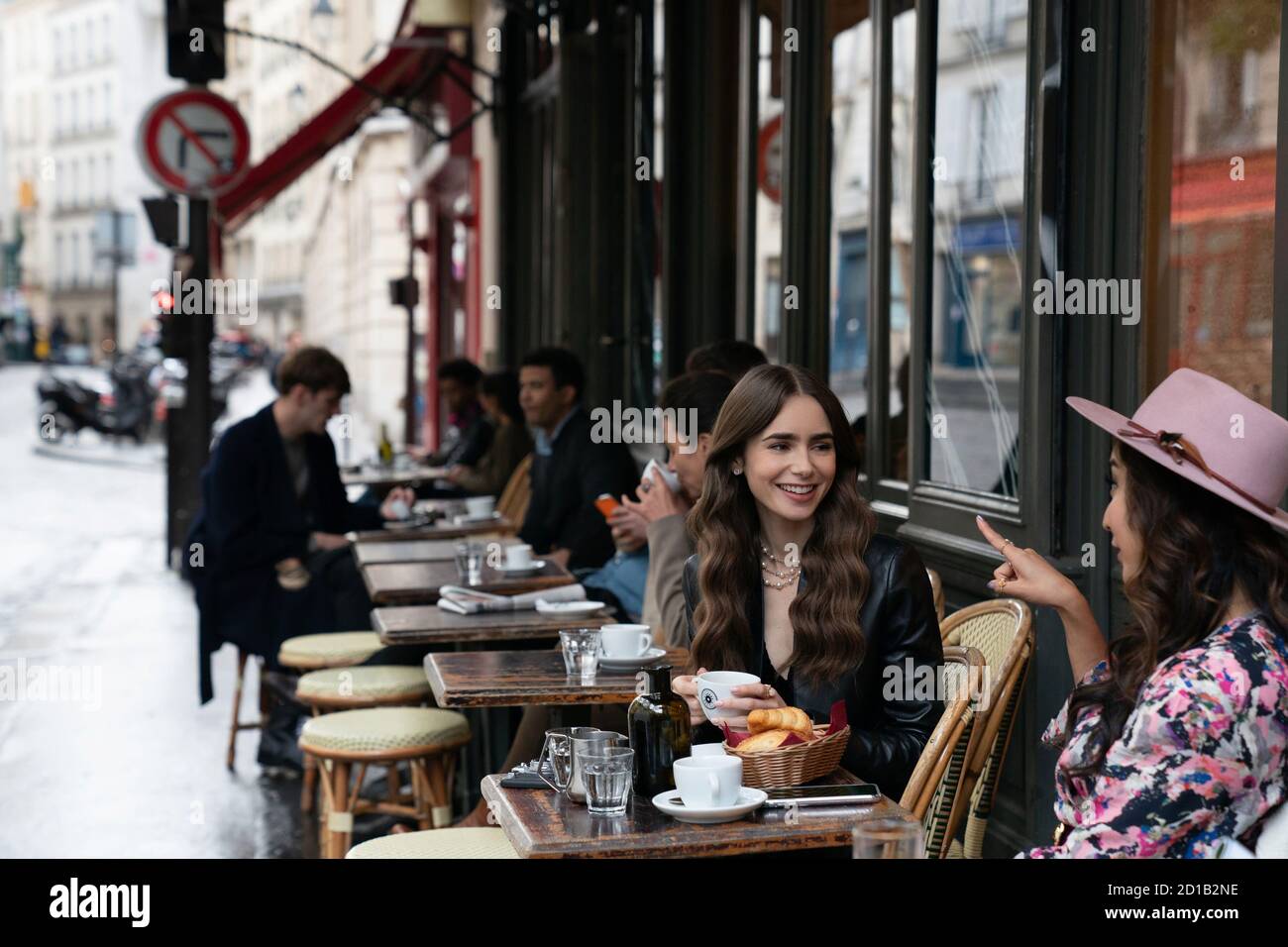 "Emily In Paris" (L To R) Lily Collins As Emily In Episode 106 Of ...