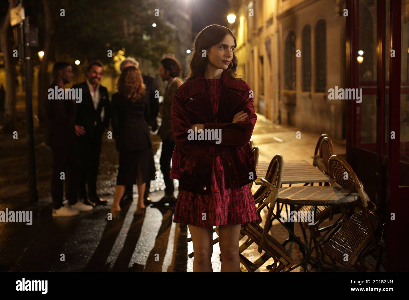 "Emily In Paris" (L To R) Lily Collins As Emily In Episode 104 Of ...
