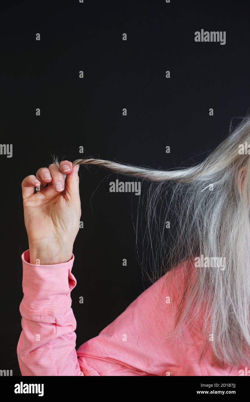 Hair strand hi-res stock photography and images - Alamy