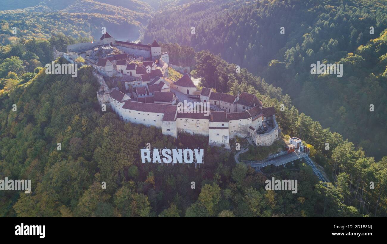 The medieval Castle of Bran known for the myth of Dracula. Brasov ...