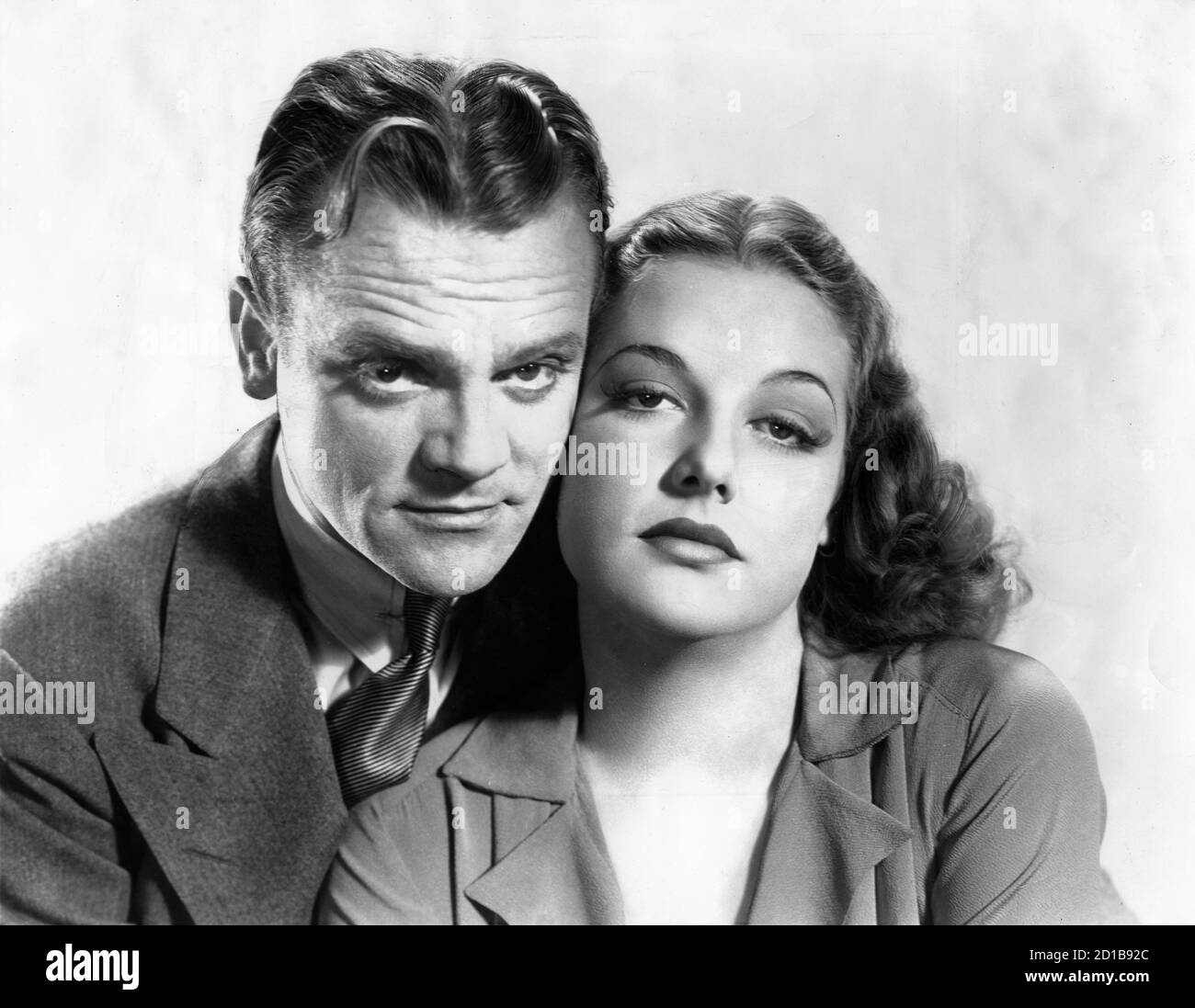 JAMES CAGNEY and ANN SHERIDAN Publicity Portrait for ANGELS WITH DIRTY ...