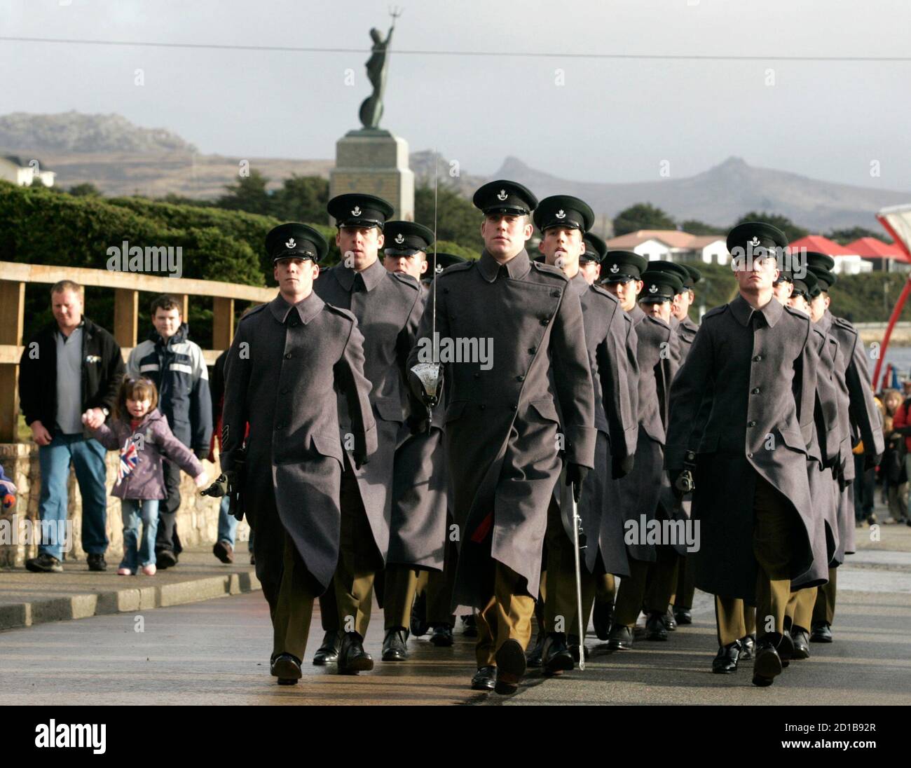Falklands victory parade hi-res stock photography and images - Alamy