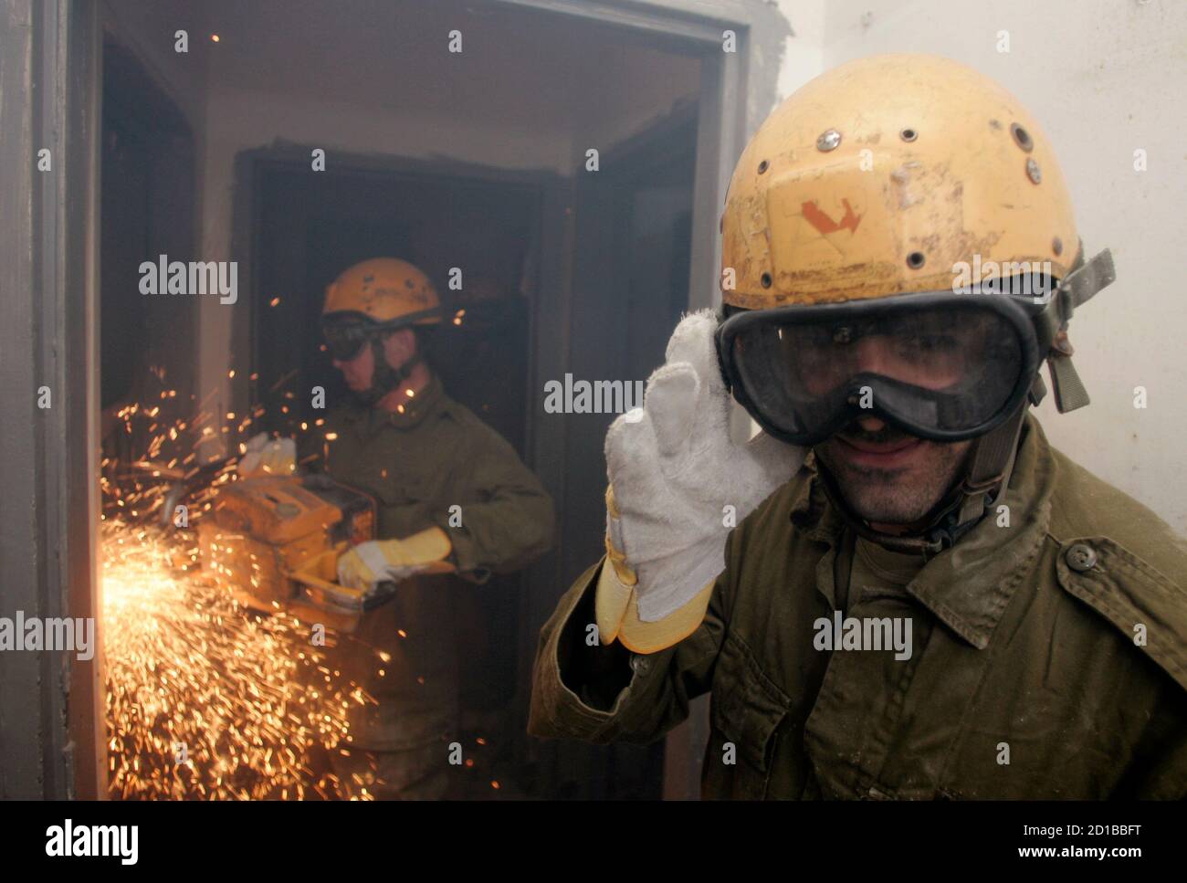Civil defence drill hi-res stock photography and images - Alamy