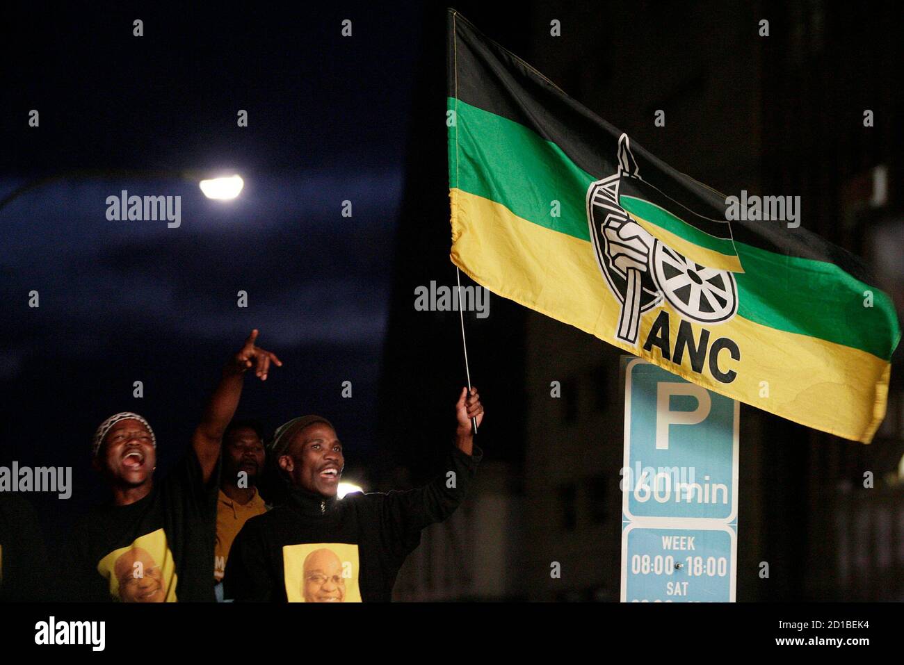Flag of the african national congress anc hi-res stock photography and ...