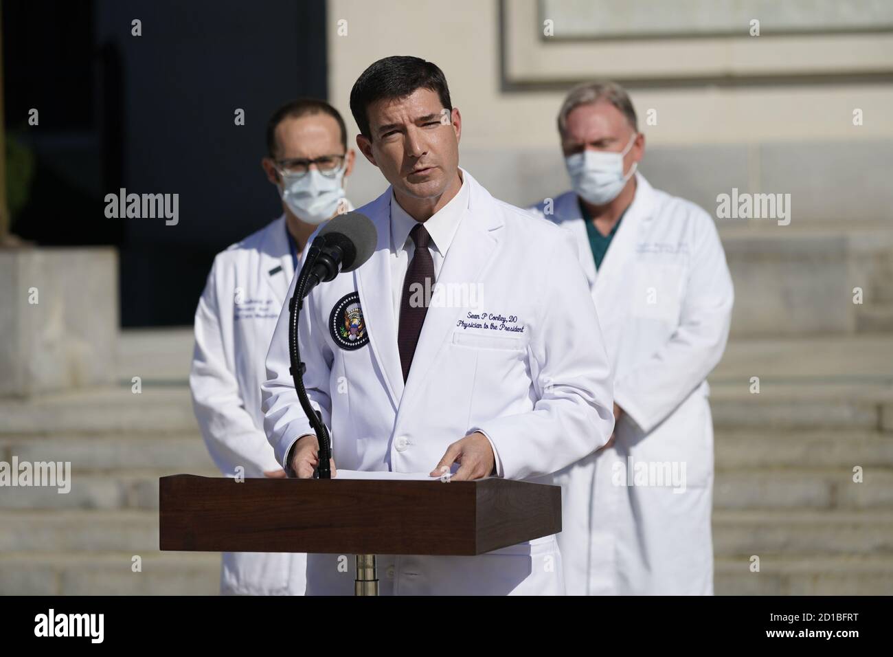 October 5, 2020 - Bethesda, MD United States: CDR Sean Conley, MD ...