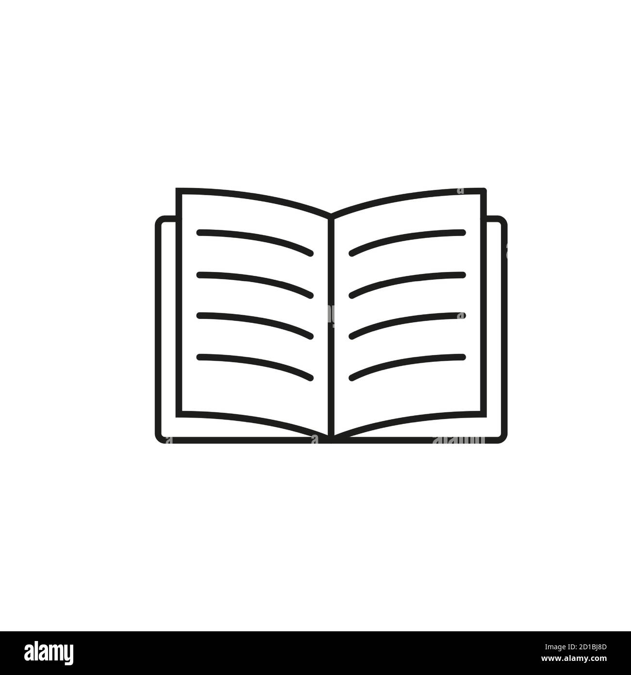 open textbook icon element of school icon for mobile concept and web ...