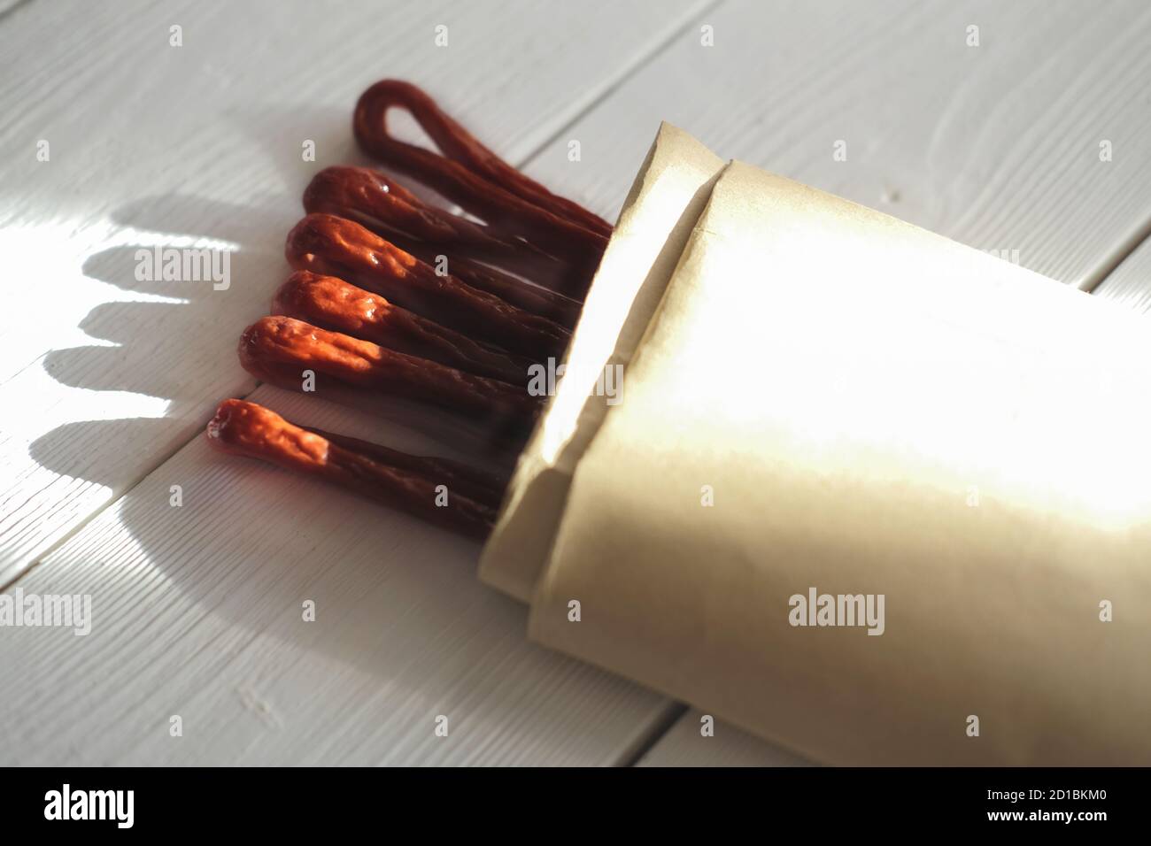 biltong or jerked meat. traditional south african dried meat . biltong ...