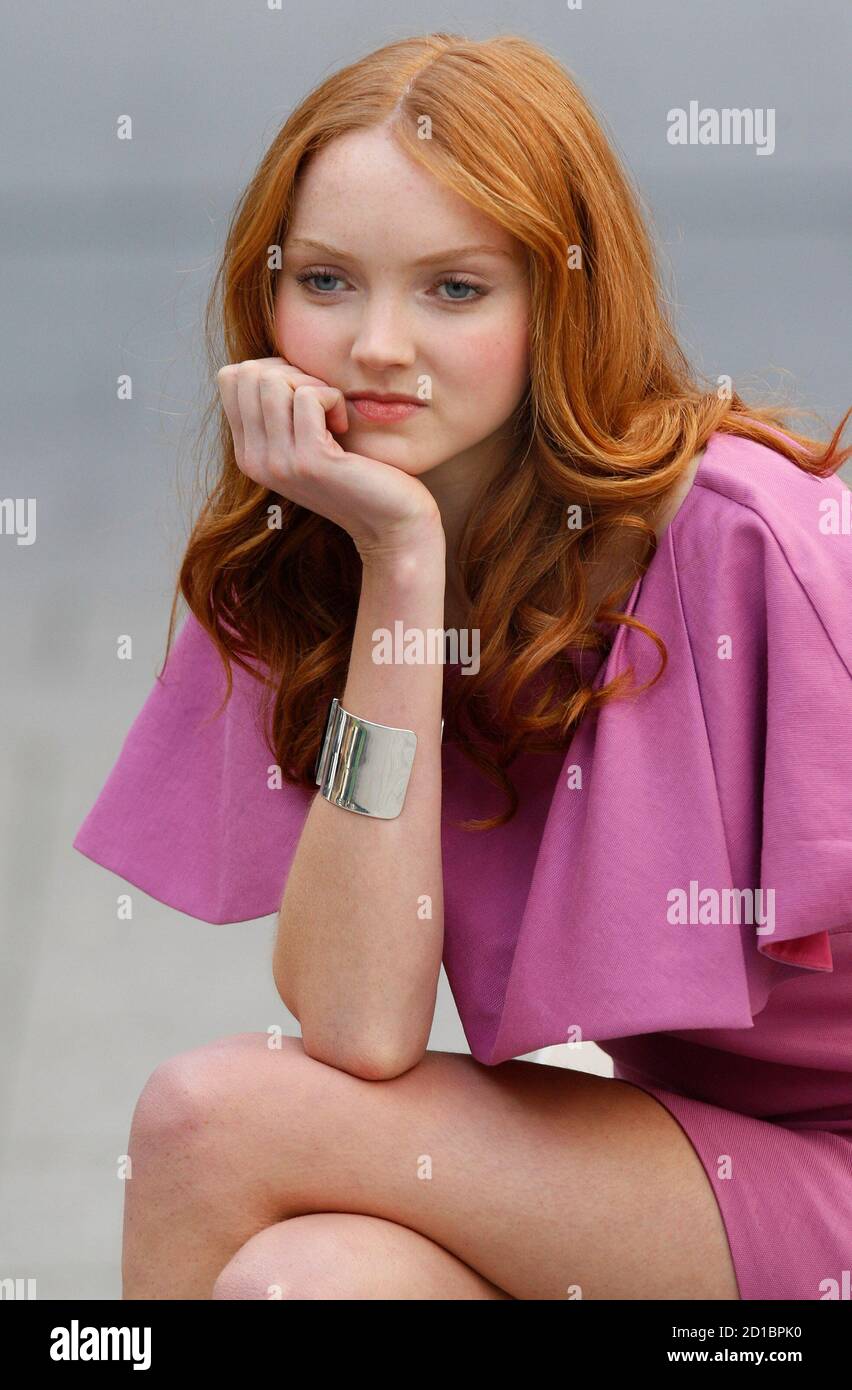 British model lily cole models hi-res stock photography and images - Alamy