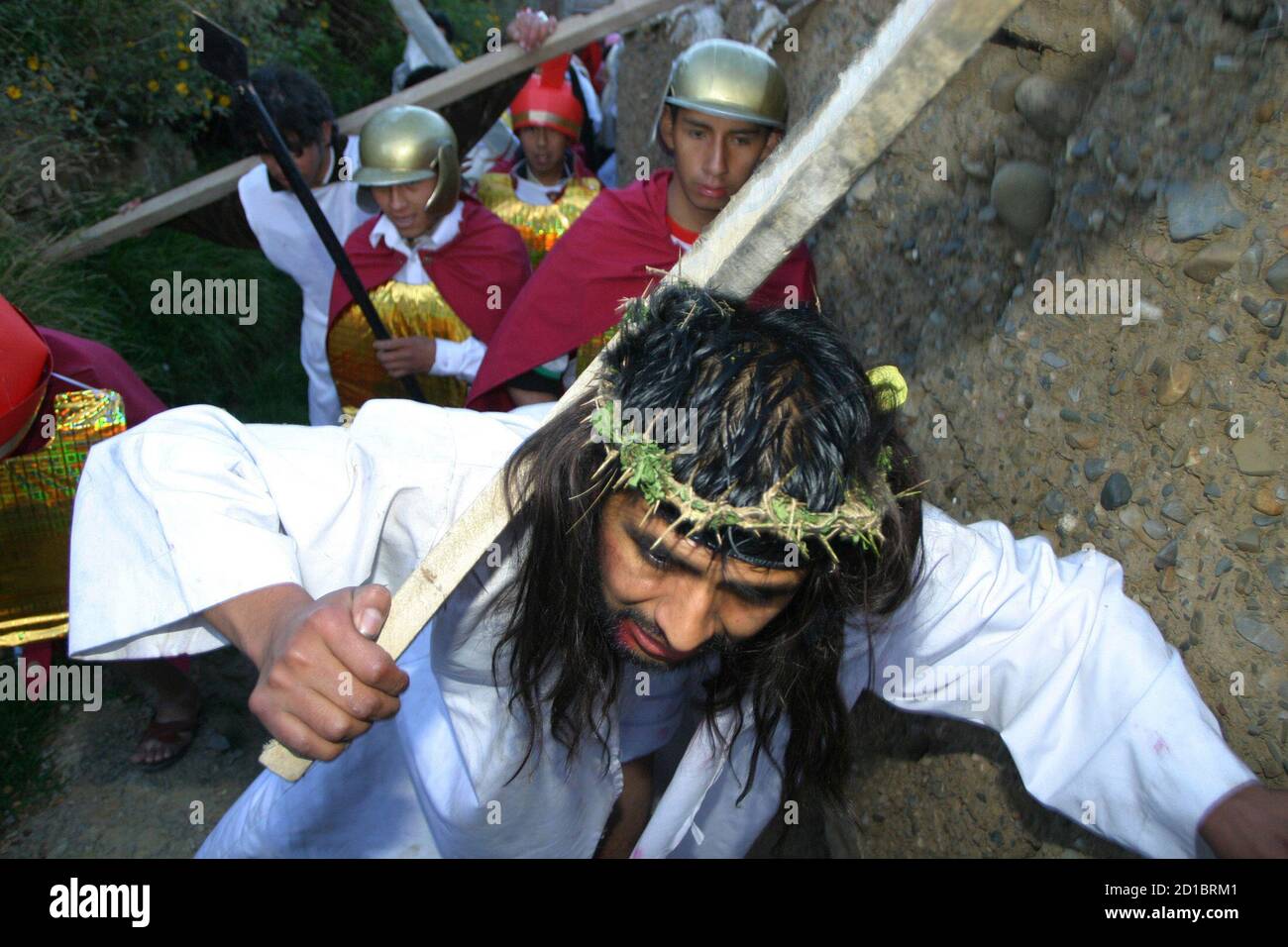 Jesus Carries The Cross High Resolution Stock Photography and Images - Alamy
