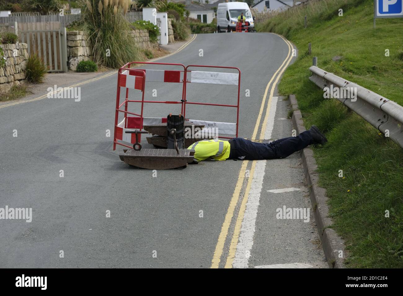 Bt manhole hi-res stock photography and images - Alamy
