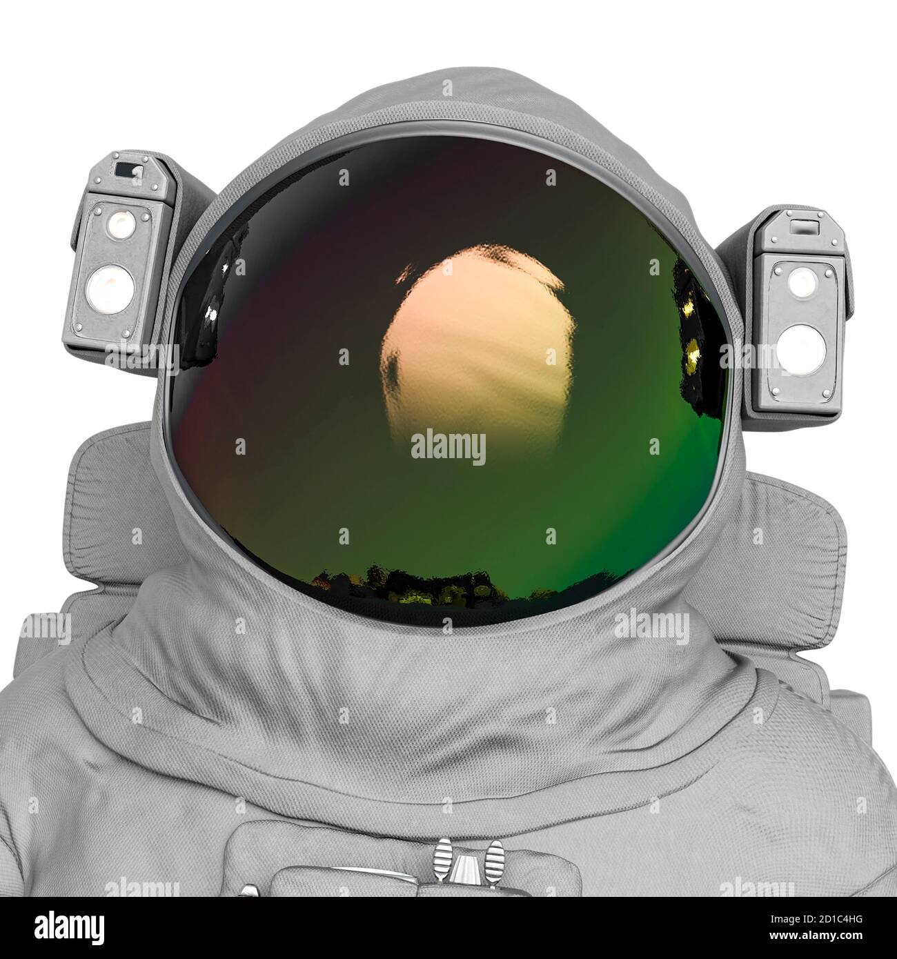 astronaut profile image, 3d illustration Stock Photo - Alamy