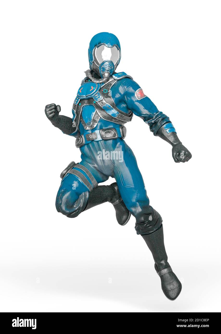 Battle pilot in white Cut Out Stock Images & Pictures - Alamy