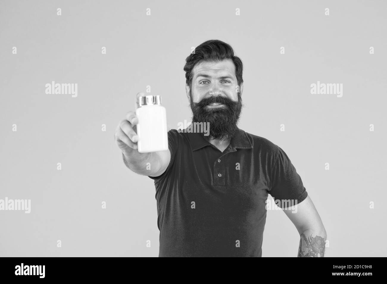 Medicines concept. Food additives vitamins for male health. Better ...