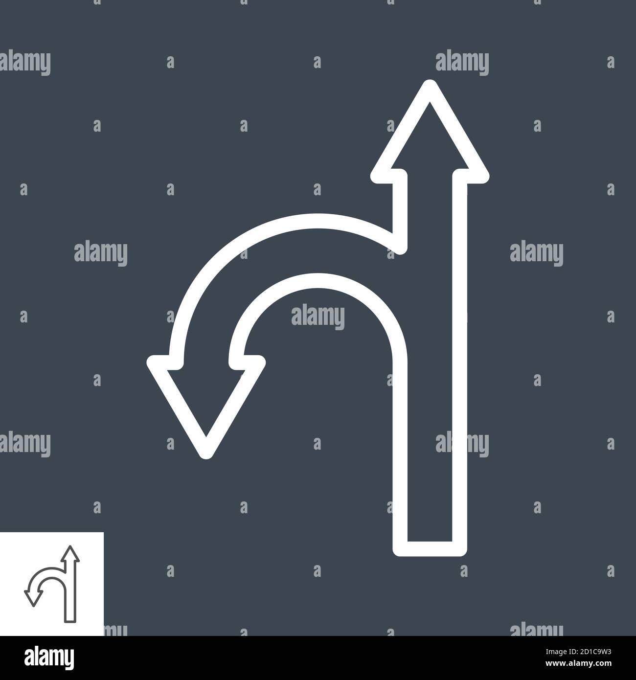 Road sign directions junction Stock Vector Images - Alamy