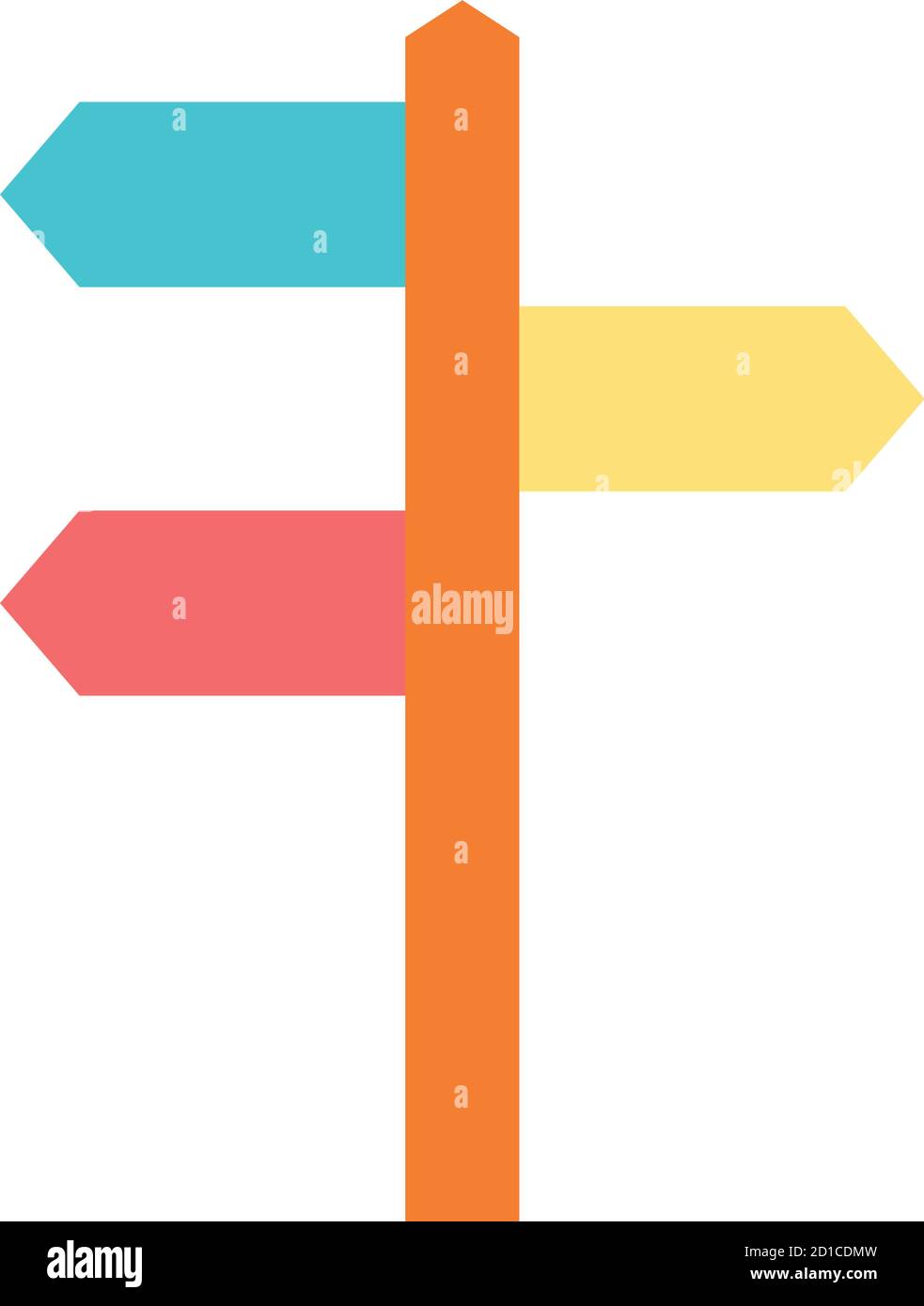 road sign flat style icon vector design Stock Vector Image & Art - Alamy