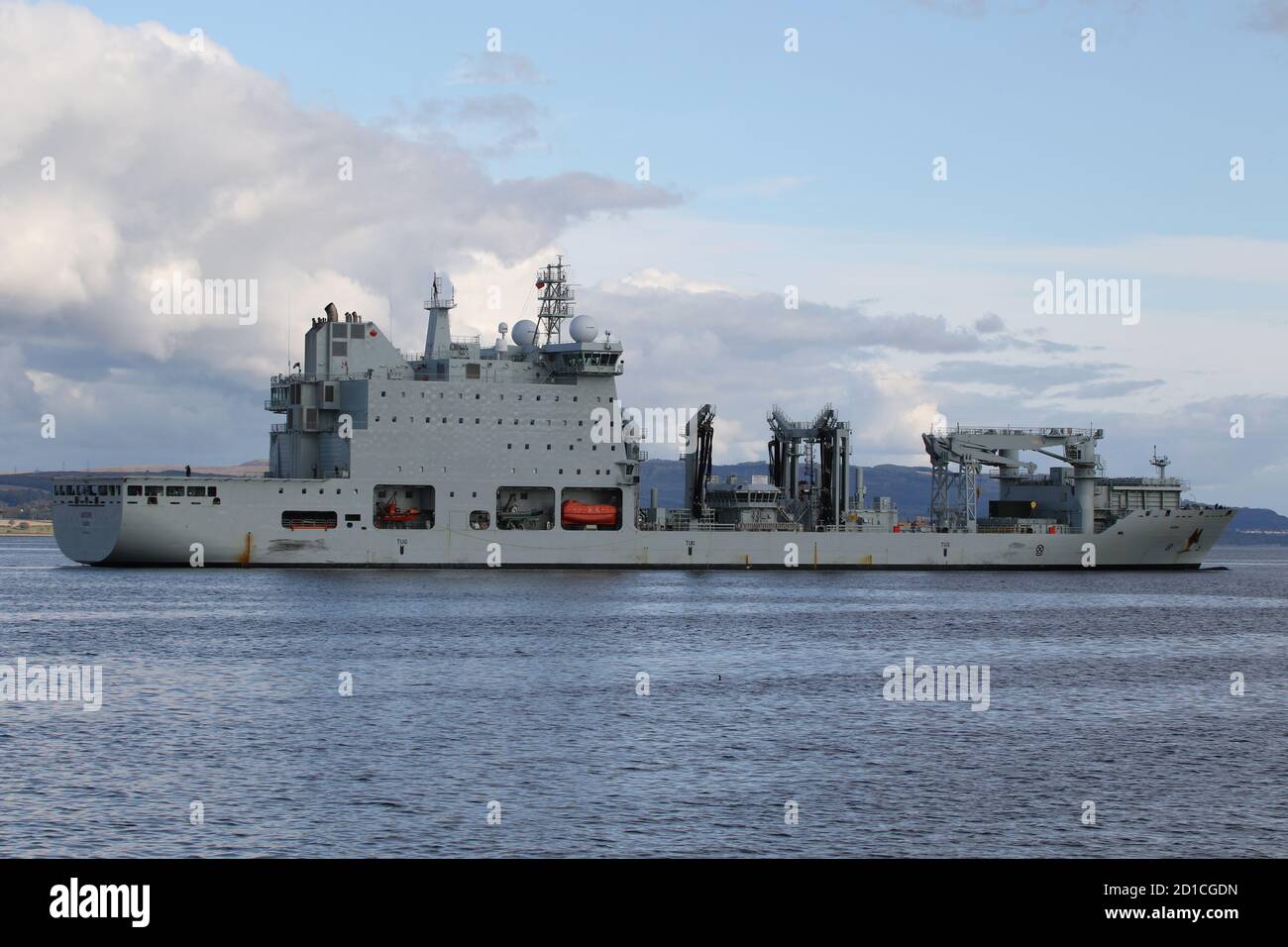 MV Asterix, a former commercial container ship, and later converted ...
