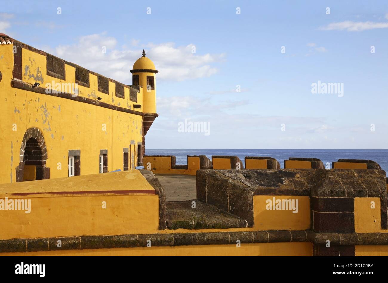Sao Tiago Fort in Funchal. Madeira island. Portugal Stock Photo - Alamy