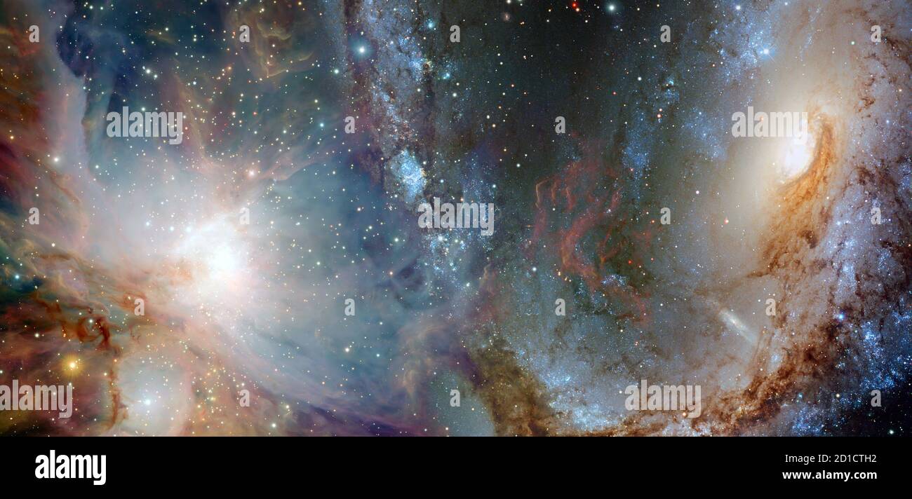 Spiral Galaxy. Elements of this image furnished by NASA Stock Photo - Alamy