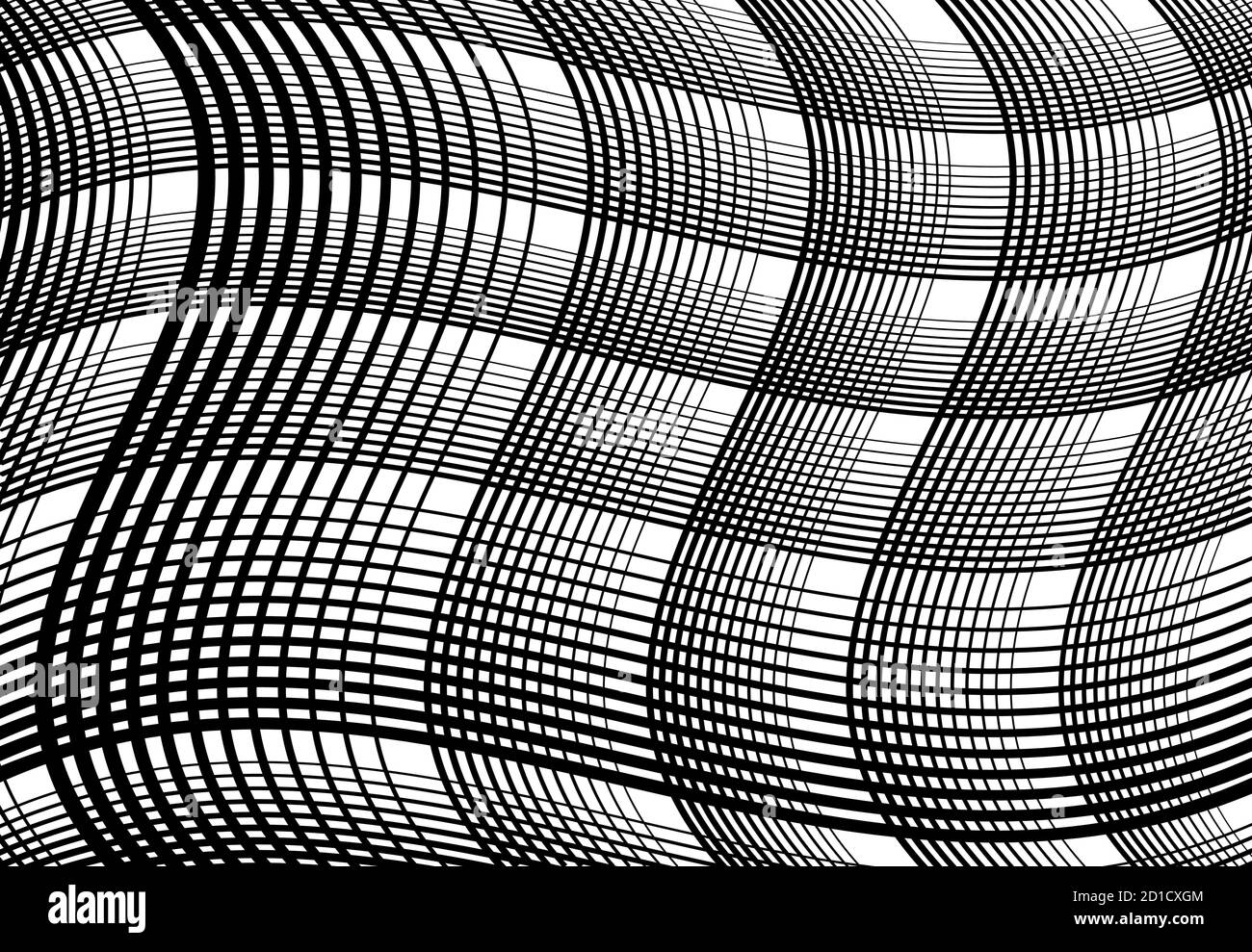 Wavy, billow, undulate lines reticulate, snake-skin mesh, grid ...