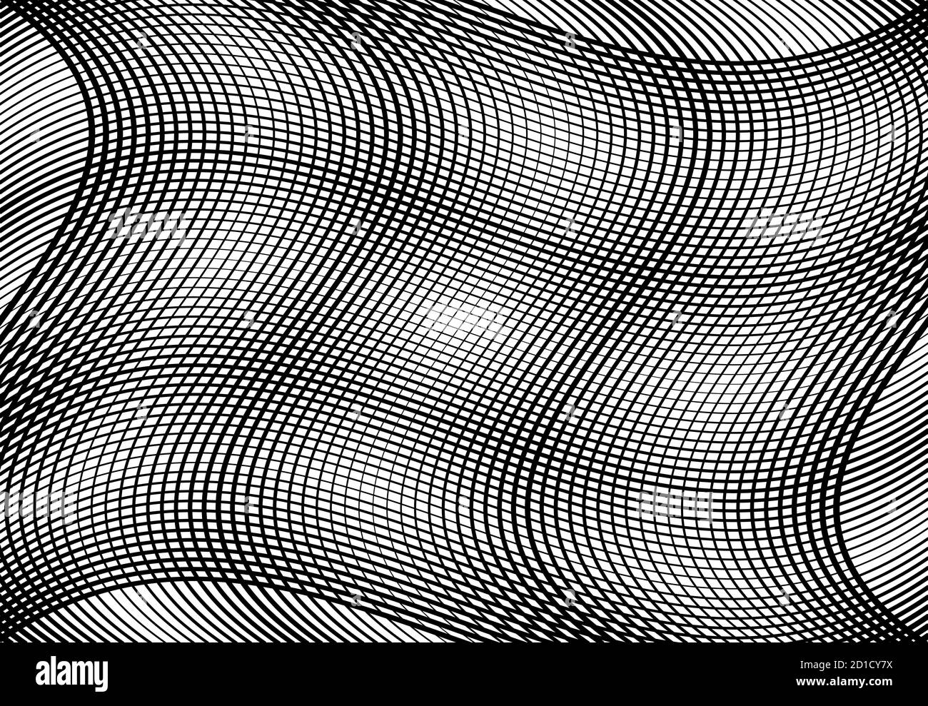 Wavy, billow, undulate lines reticulate, snake-skin mesh, grid ...