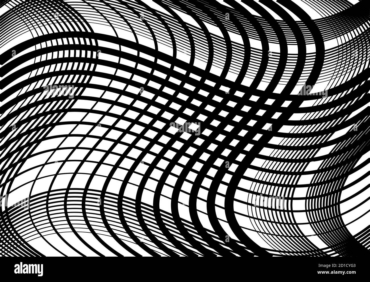 Wavy, billow, undulate lines reticulate, snake-skin mesh, grid ...