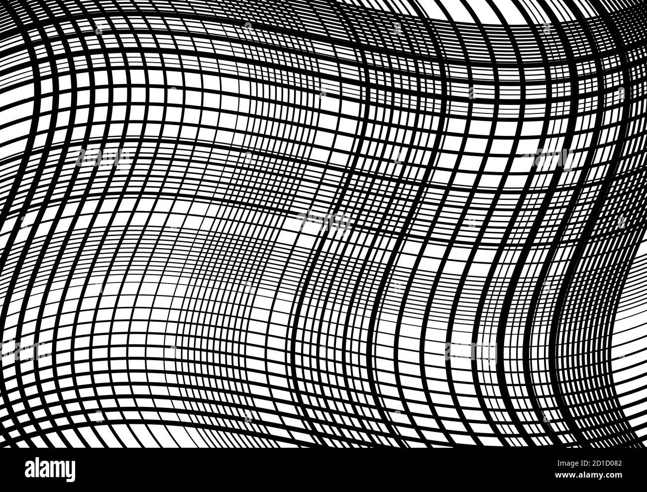 Wavy, billow, undulate lines reticulate, snake-skin mesh, grid ...