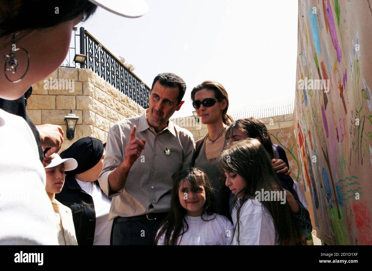 President syria al assad wife asma hi-res stock photography and images ...