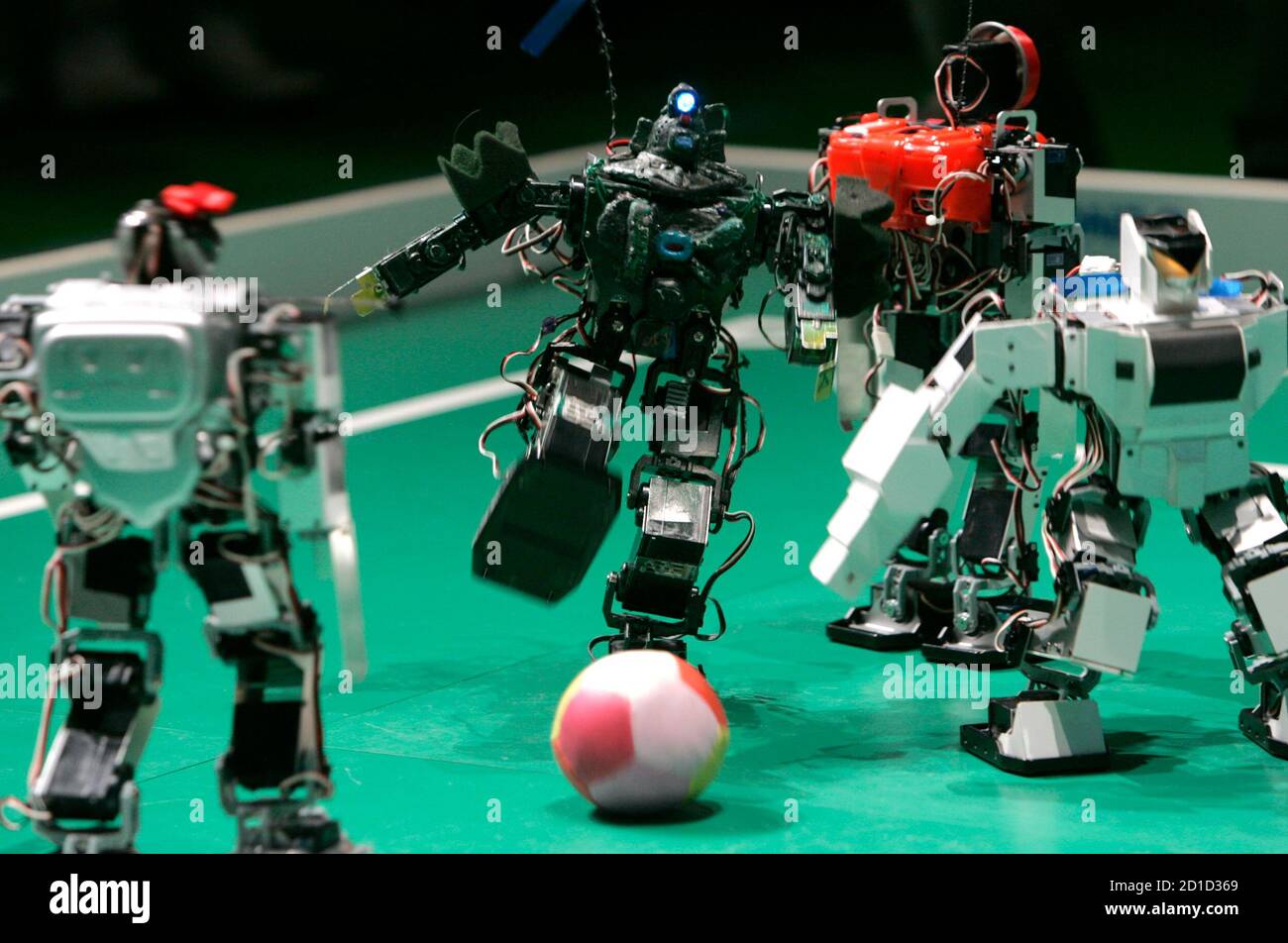 Football humanoid robot hi-res stock photography and images - Alamy