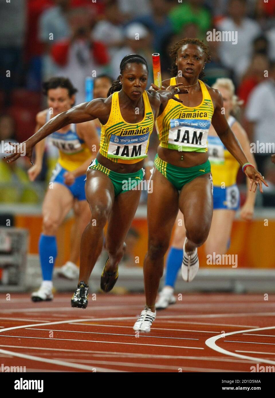 Veronica campbell brown jamaica olympic stadium hi-res stock ...