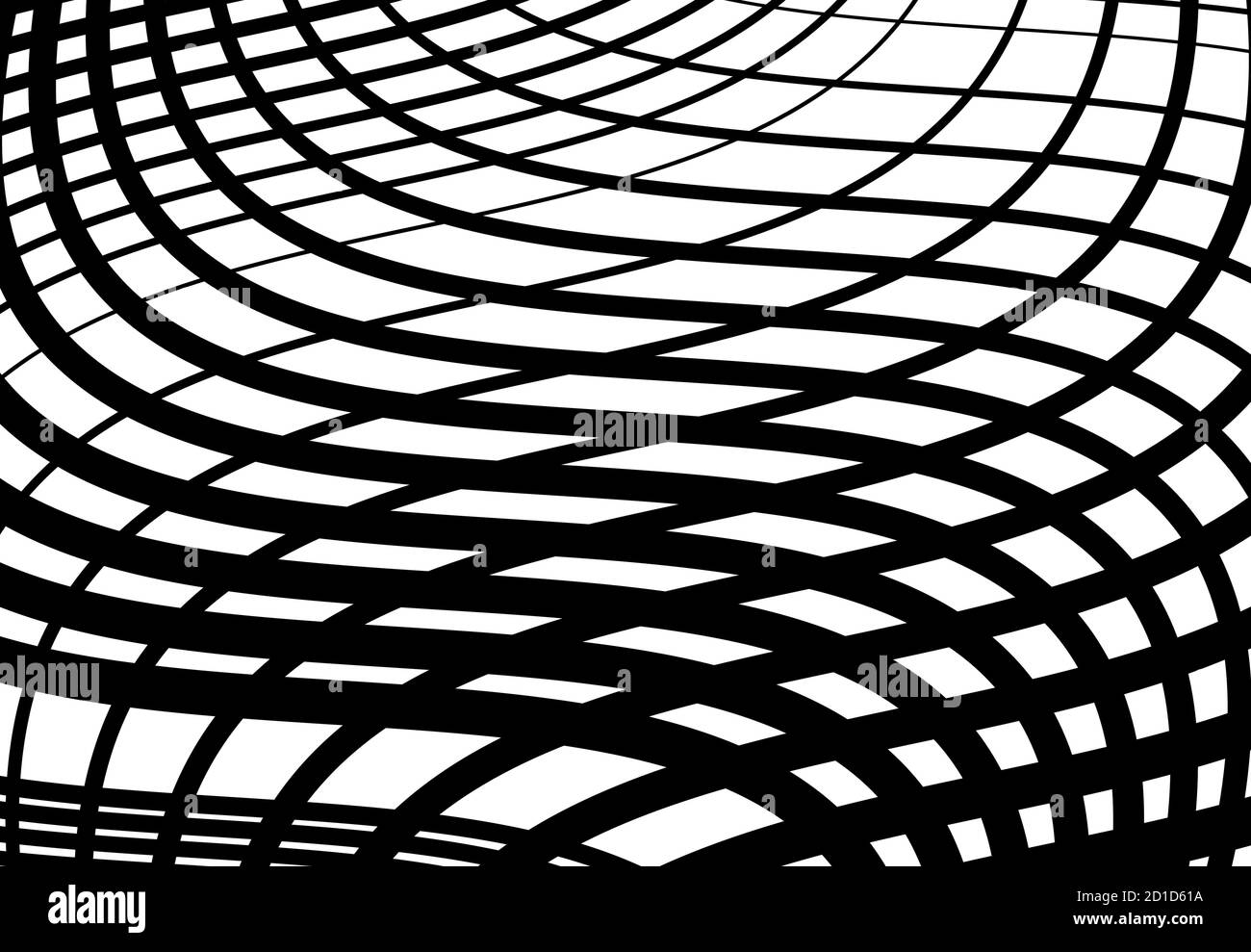 Wavy, billow, undulate lines reticulate, snake-skin mesh, grid ...