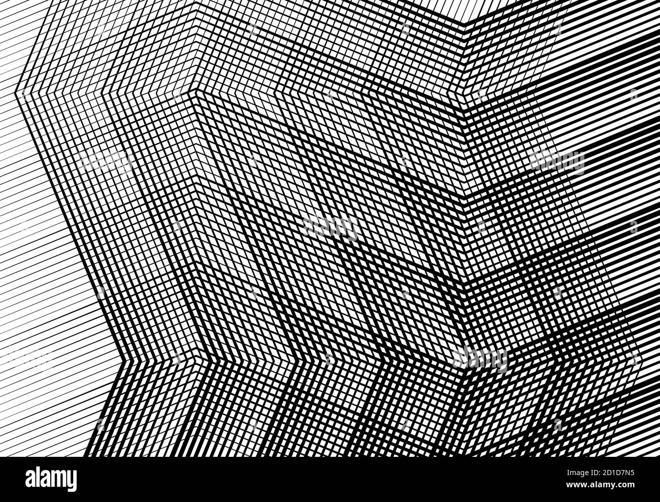 Geometric structure angular, angled lines, stripes grid, mesh and ...