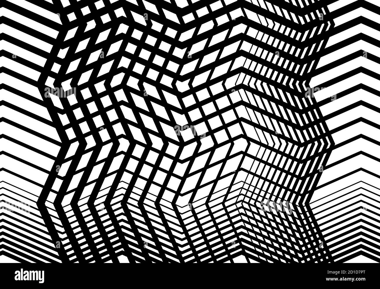 Geometric structure angular, angled lines, stripes grid, mesh and ...